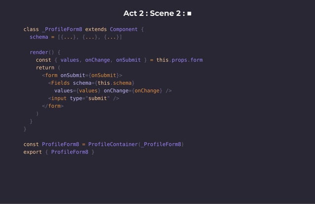 Taming forms with React | PPT
