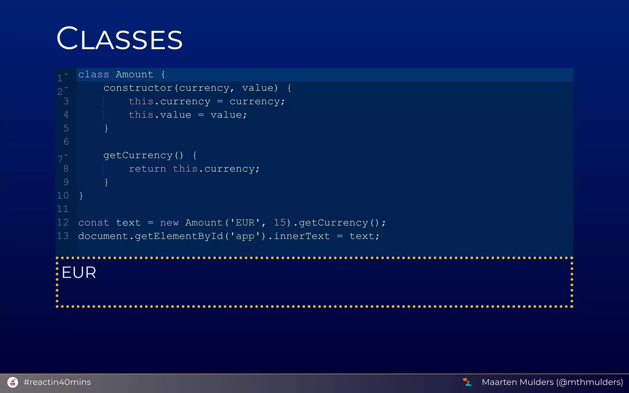 React in 40 minutes (JCON) | PPT