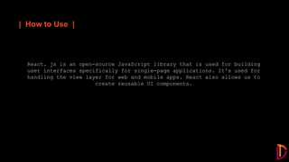 React-JS.pptx | Web Development | Internet