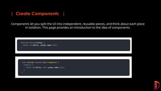The React.JS Introduction, a Good View , a look | PPT
