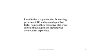 React native | PPT
