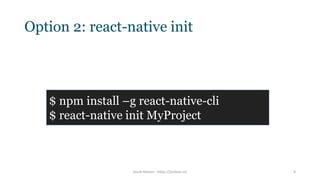 React native | PPT