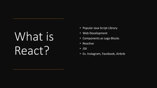 Introduction to React native | PPT
