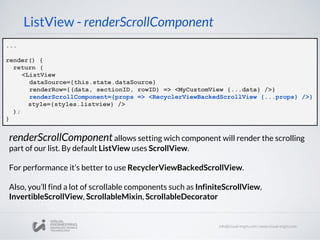 Workshop 25: React Native - Components | PPT