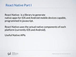 Workshop 25: React Native - Components | PPT