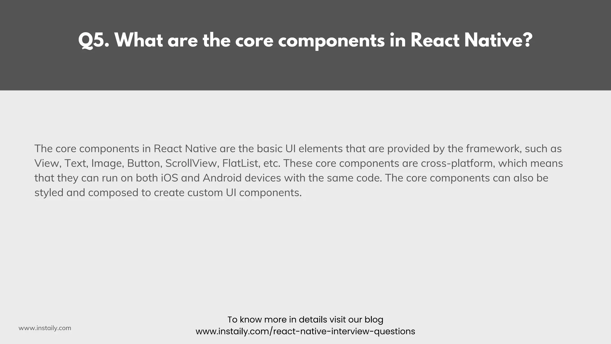 Top React Native Interview Questions and Answers in 2023 | PPT