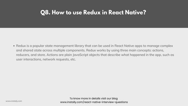 Top React Native Interview Questions and Answers in 2023 | PPT