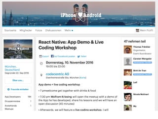 Our react-native experiences at crewmeister | PPT
