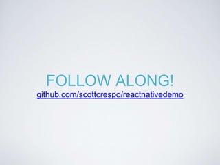 React Native - Introductory Tutorial | PPTX