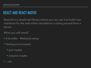 An Emoji Introduction to React Native (Panagiotis Vourtsis, Senior Front End Developer at Orfium ...