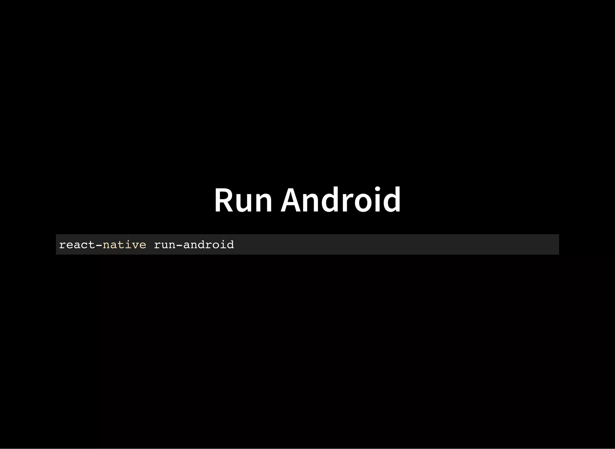 React Native React Meetup 3 Ppt