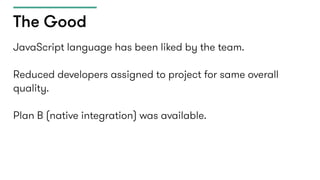 A Retrospective on React Native - Lessons Learned | PPT