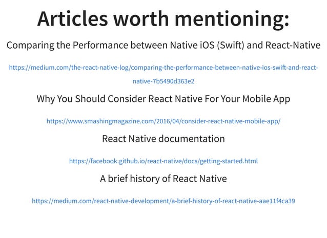 React Native in a nutshell | PPT