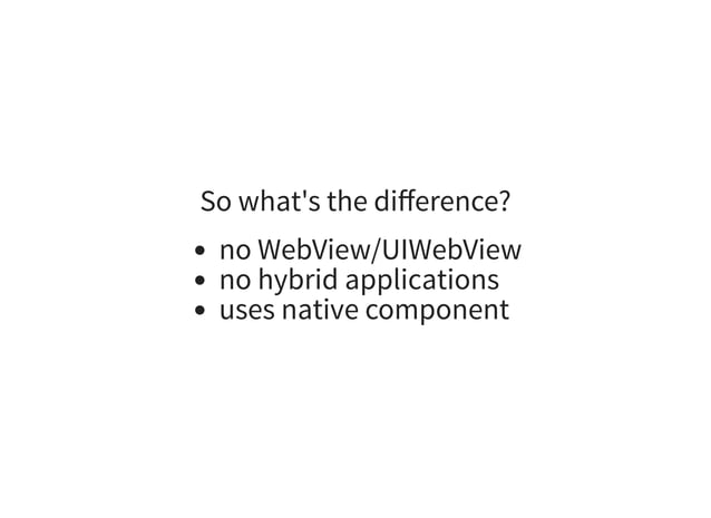 React Native in a nutshell | PDF