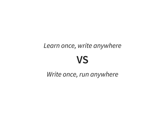 React Native in a nutshell | PPT