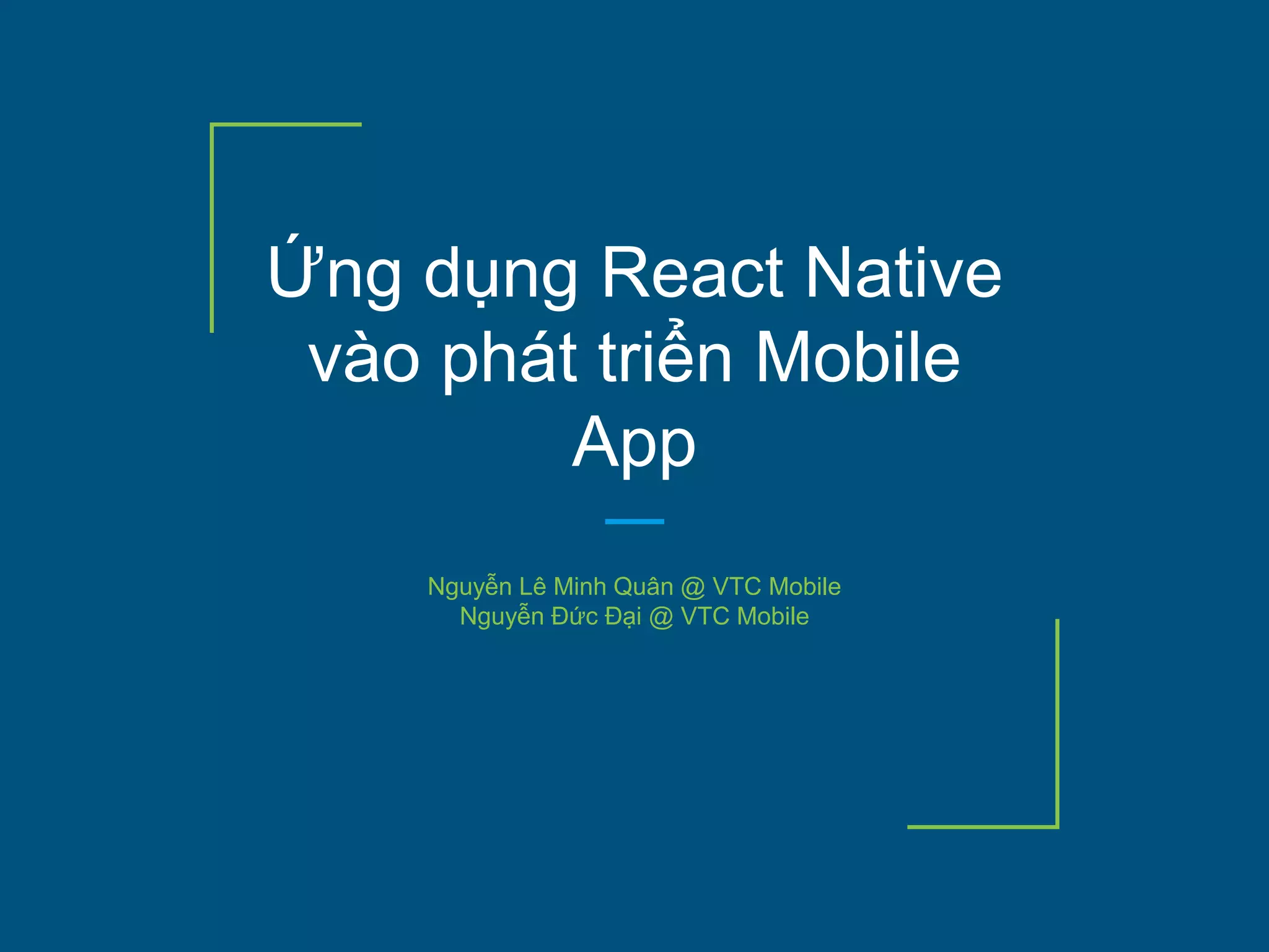 R&D - React Native | PPTX