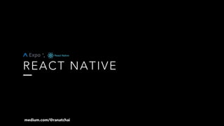 Expo vs React Native: Choosing Mobile Development Platform | PPT