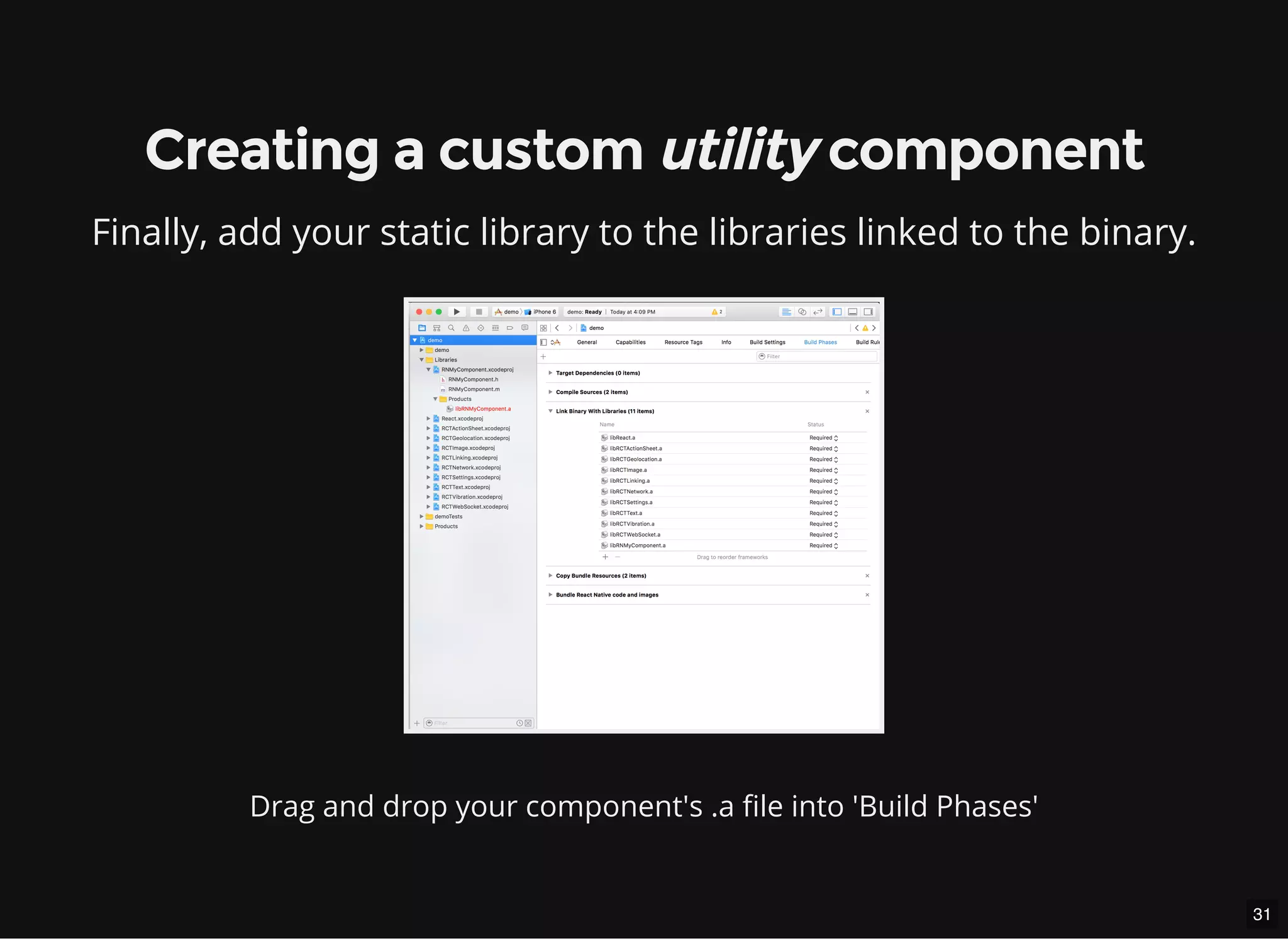React Native custom components | PDF