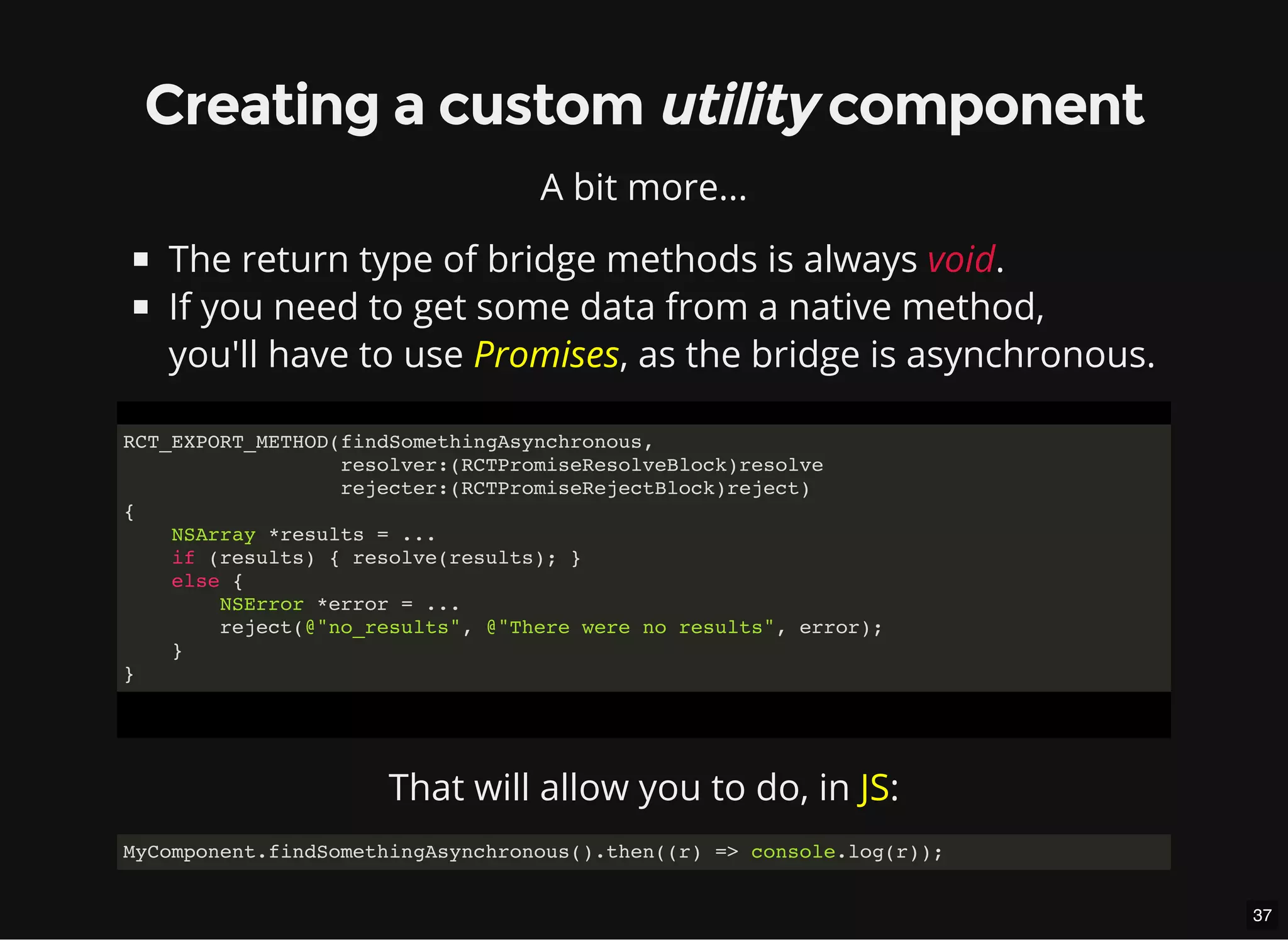 React Native custom components | PDF