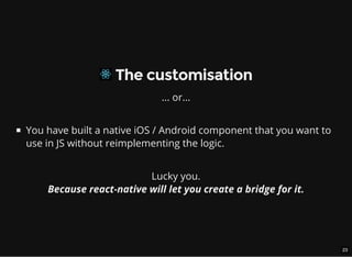 React Native custom components | PDF