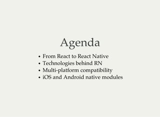 React Native for multi-platform mobile applications | PPT