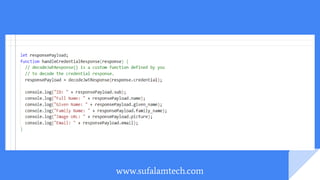 How to implement Google One Tap Login in Reactjs? | PPT