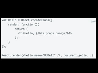 Geek Time Juin 2016 : React | PPT