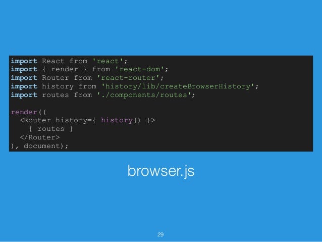 Static sites with react