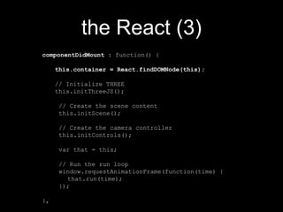 React-VR: An Early Experiment with React and WebGL for VR Development | PPT