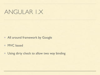 React vs angular (mobile first battle) | PPT