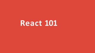 React 101 | PPT