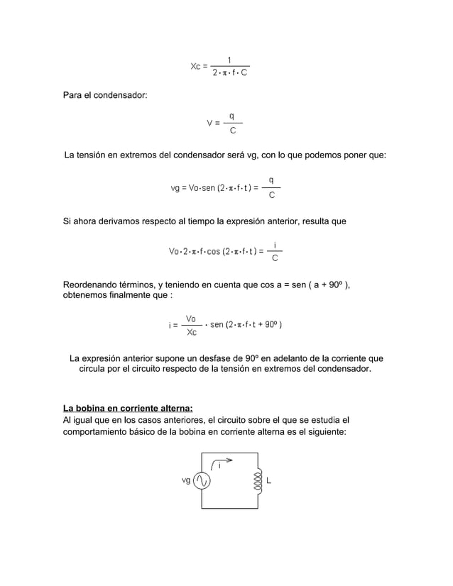 Reactancia e impedancia ( imprimir) | DOC