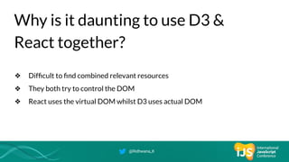 React with D3 - who’s in control? | PPT