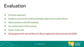 React with D3 - who’s in control? | PPT