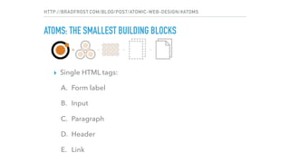 React Storybook, Atomic Design, and ITCSS | PPT