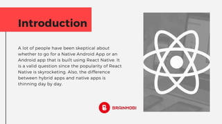 React android comparison | PPTX