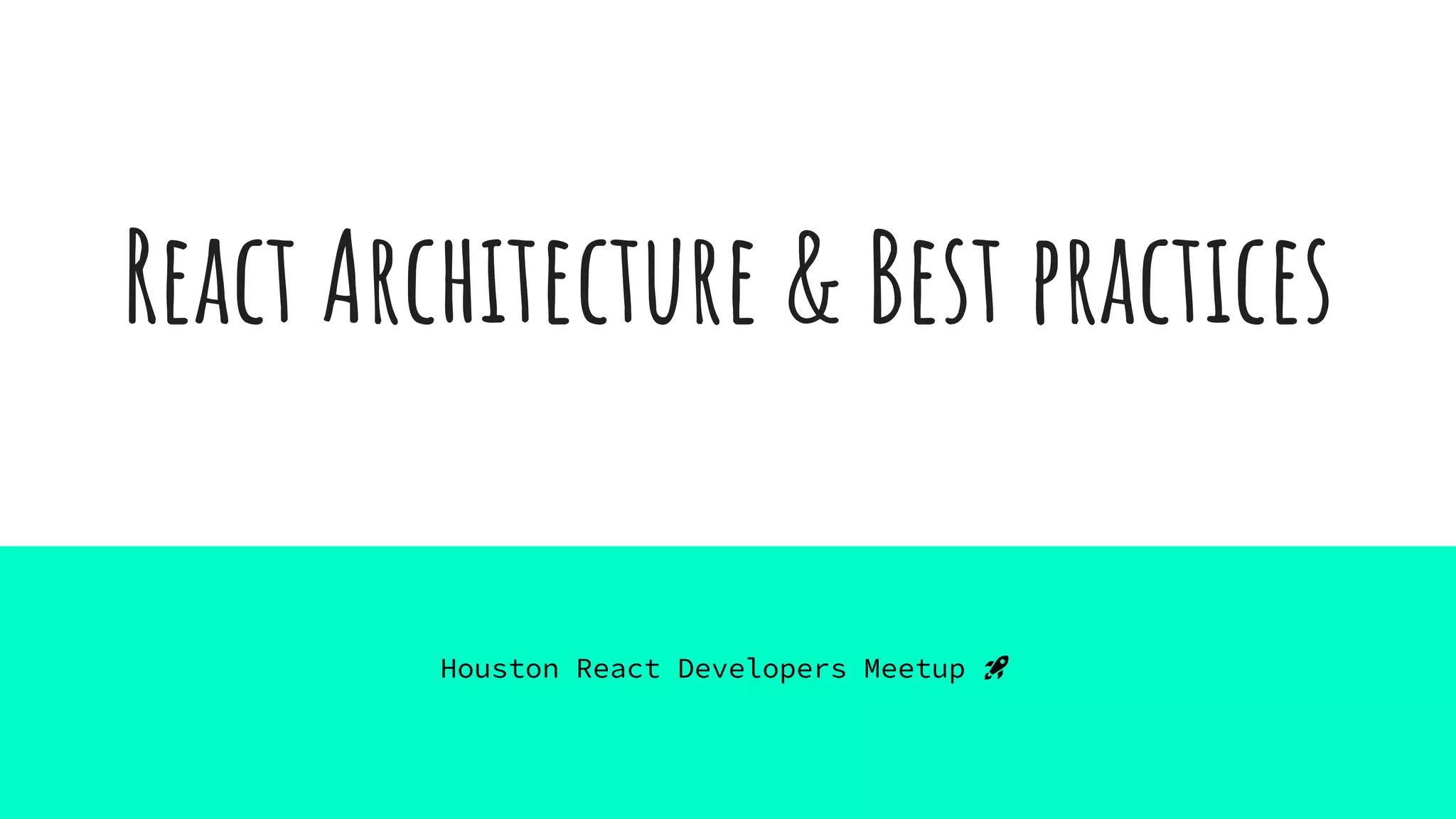 React Architecture & Best Practices.pptx