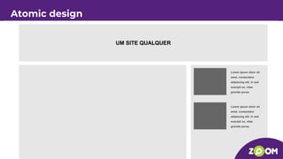 Pensando componentes React com Atomic Design | PPTX