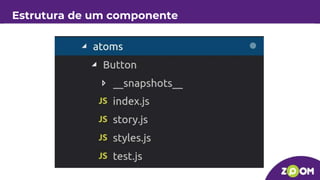 Pensando componentes React com Atomic Design | PPTX