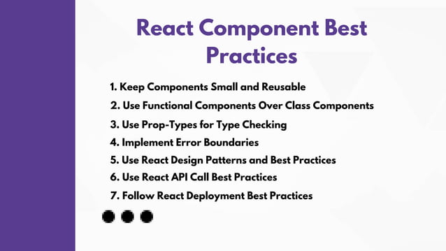 React Best Practices And Security Build High Performing Applications Pptx