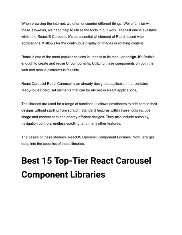 React Carousel Component Libraries and Their Adoption Trends.pdf