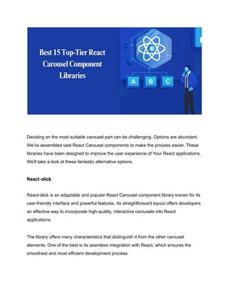 React Carousel Component Libraries and Their Adoption Trends.pdf