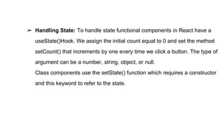 React Class Components vs Functional Components: Which is Better? | PPTX
