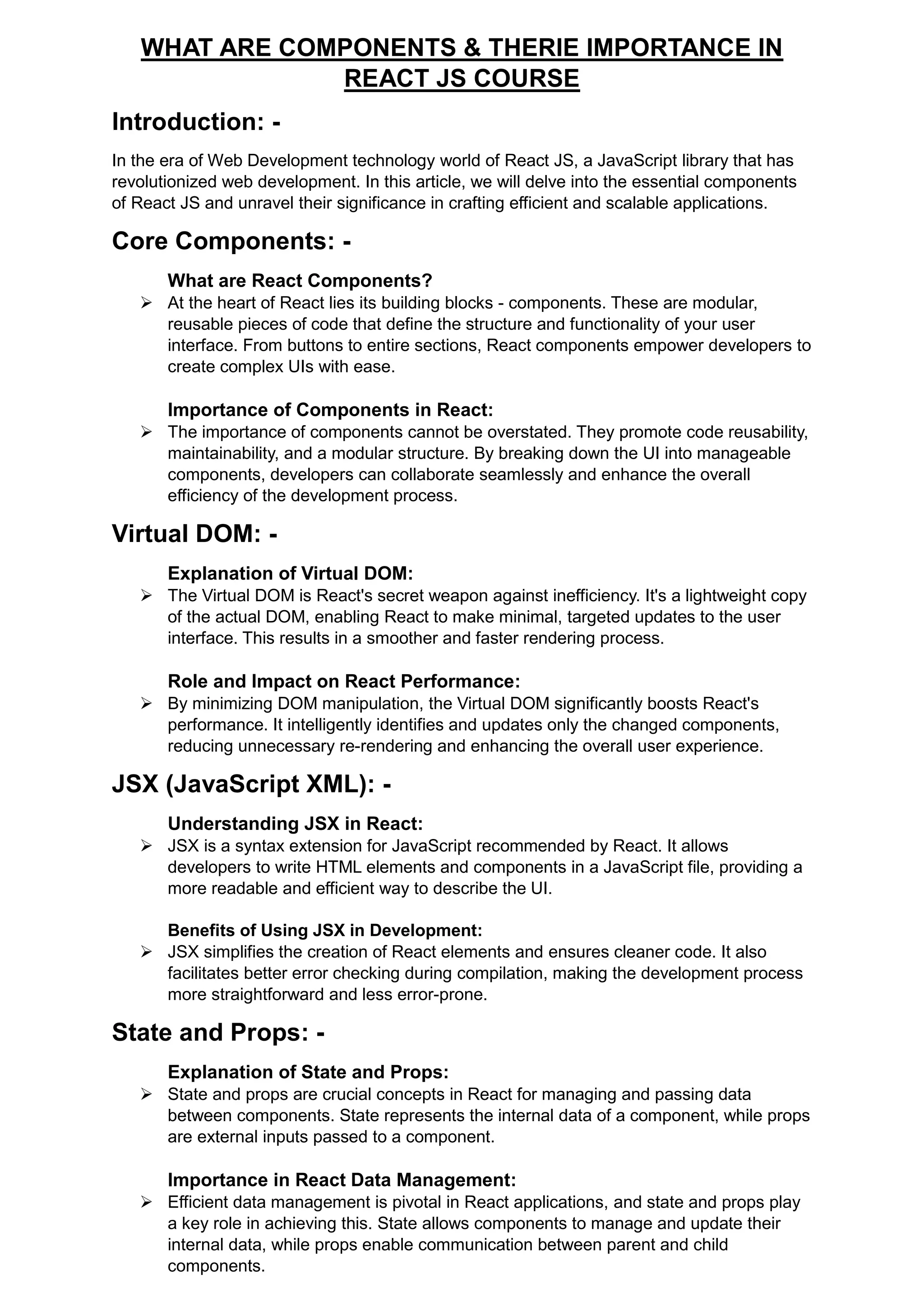 React JS Components & Its Importance.docx React JS Components & Its Importance.docx
