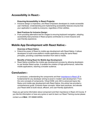 React Components and Its Importance.docx
