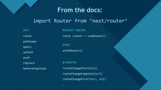 ReactDC Intro to NextJS 9 | PDF