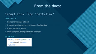 ReactDC Intro to NextJS 9 | PDF
