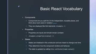 React Django Presentation | PPTX