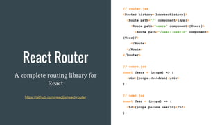 React Ecosystem | PDF