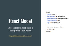 React Ecosystem | PDF